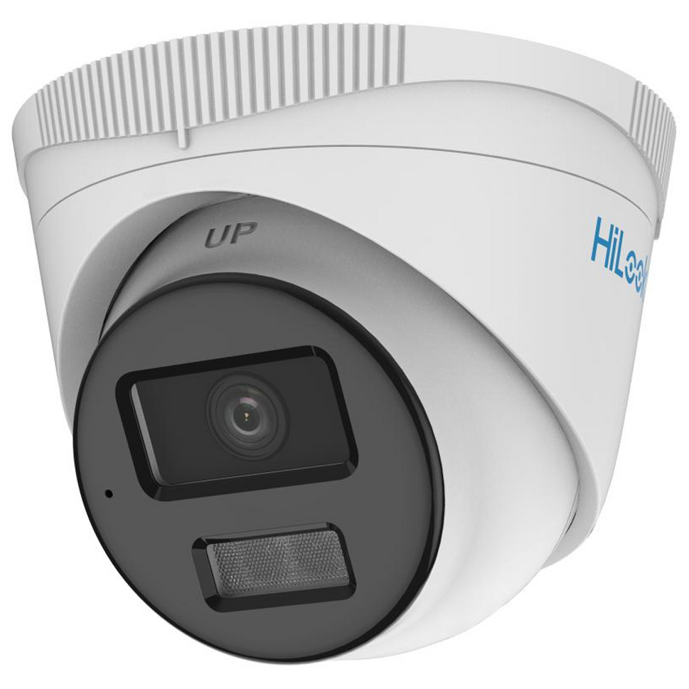 4MP HiLook by Hikvision IPC-T249HA-LU Smart Hybrid ColorVu 4MP IP Turr ...